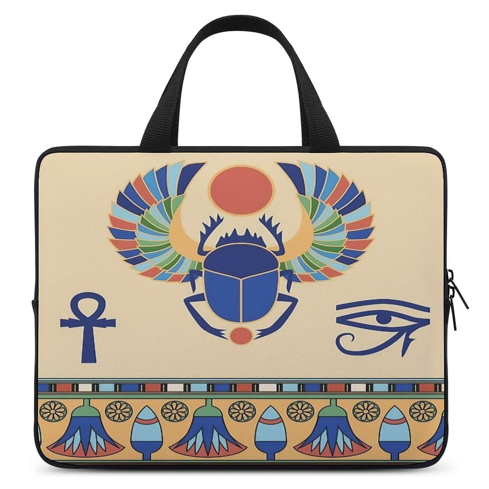 Egyptian Scarab Print Laptop Bag Women Man 10 12 13 15 17 Inch Office ...