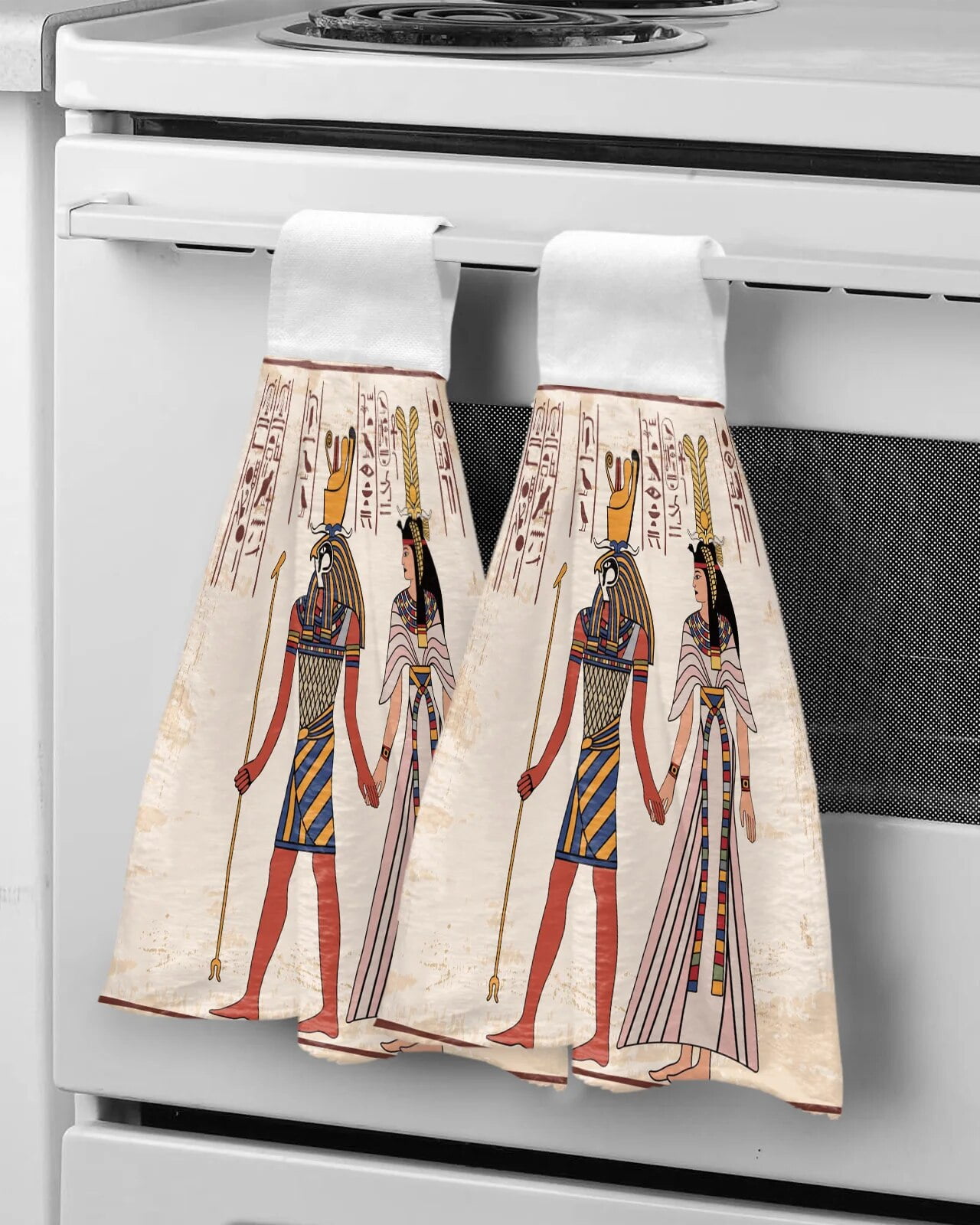 Egyptian Symbols Hanging Kitchen Hands Towels Quick Dry Microfiber ...