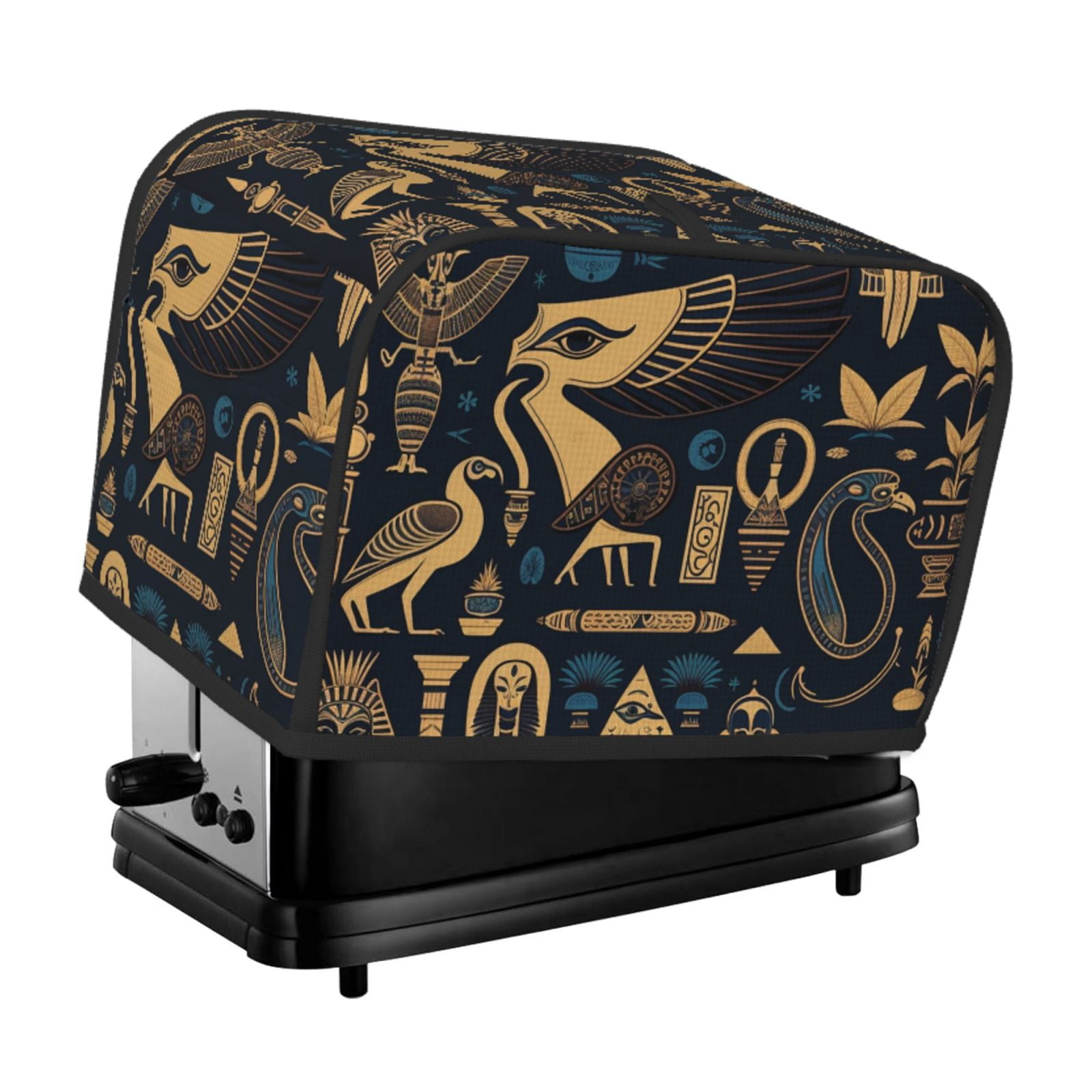 Egyptian Symbols Hieroglyphs Mascots Vintage 2 Slice Toaster Cover ...