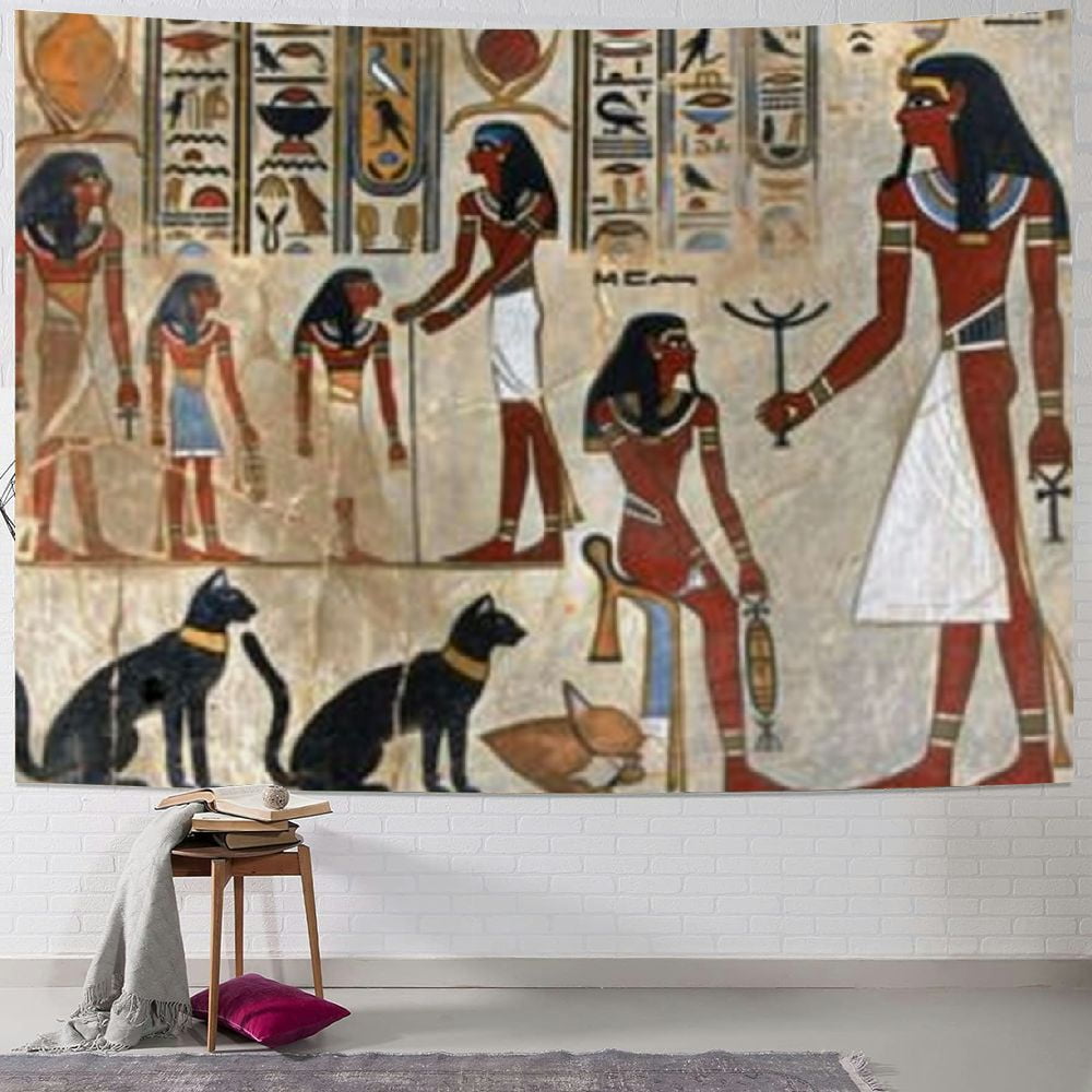 Egyptian Tapestry Ancient Egypt Mythology Tapestry Wall Hanging ...