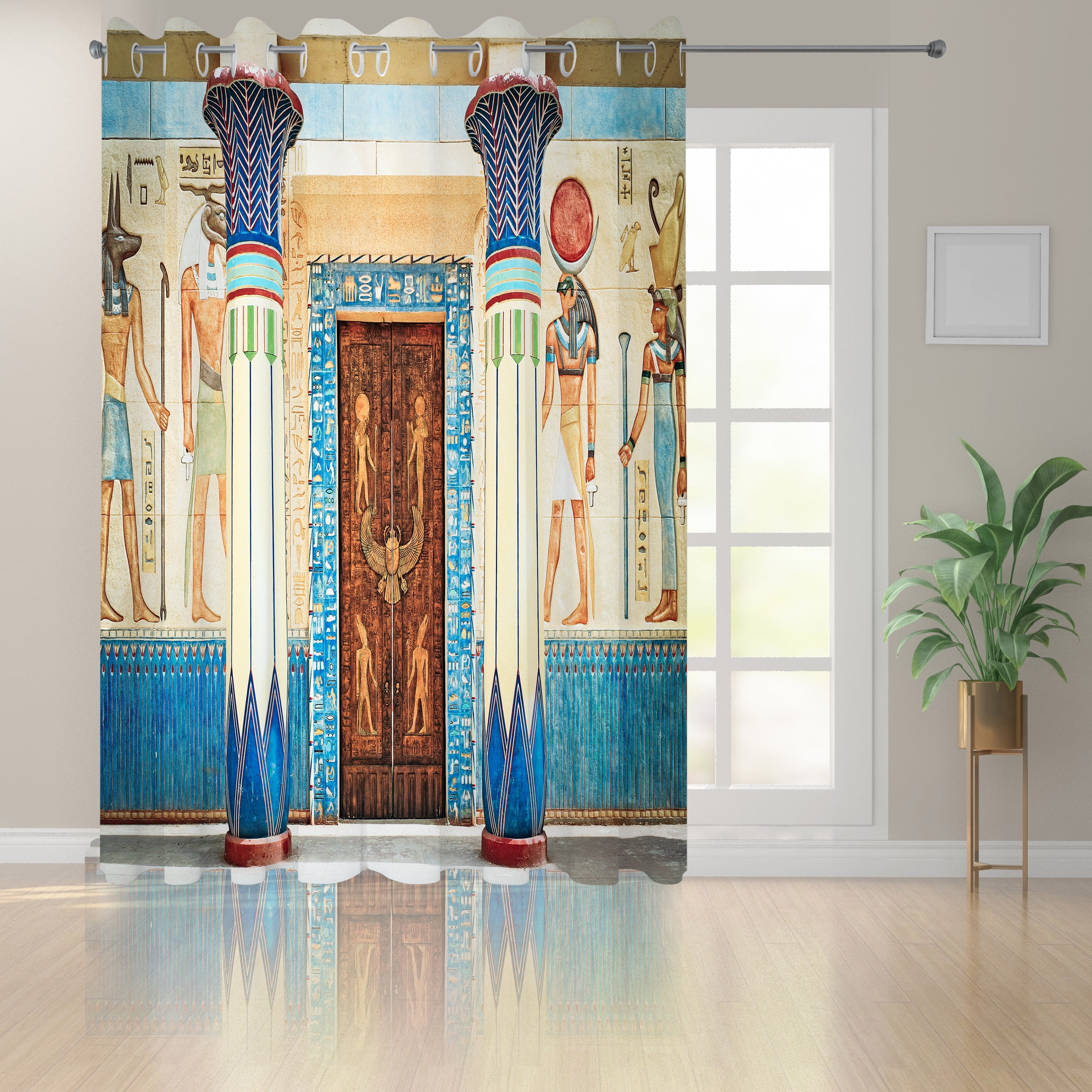 Egyptian Window Curtains Egyptian Writing on Stone Antique Old ...