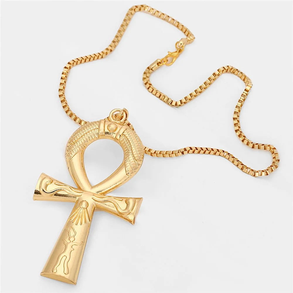 Egyptian ankh necklace Ancient Egyptian Key Of Life Ankh Cross 14K ...