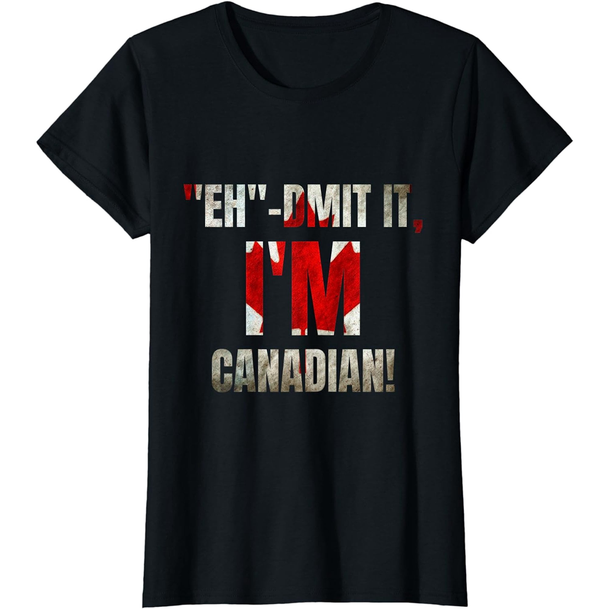 Eh Canada Flag Maple Leaf Canadian Vintage Canada Day T-Shirt - Walmart.com