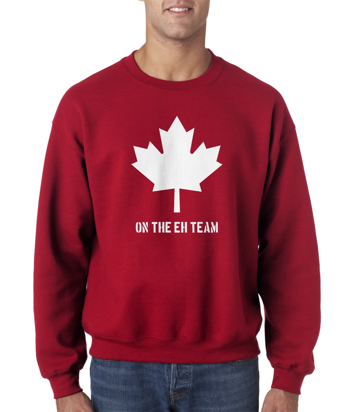 Eh Team Canada Sweater Funny Canadian Shirts Novelty Hilarious Crew ...