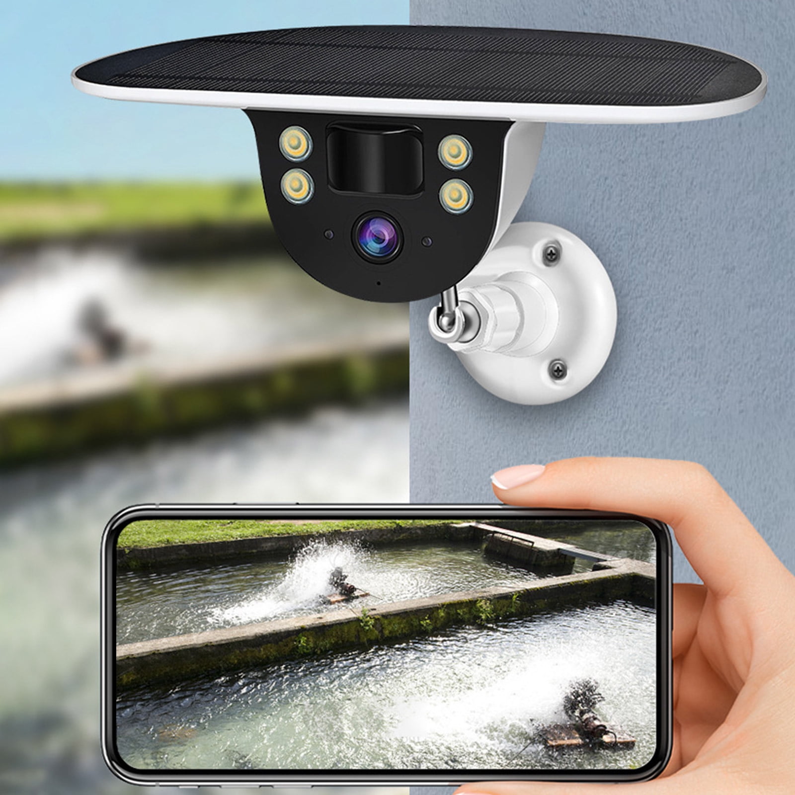 Ehance Home Security With Our Outdoor Double-Lens Solar-Powered ...