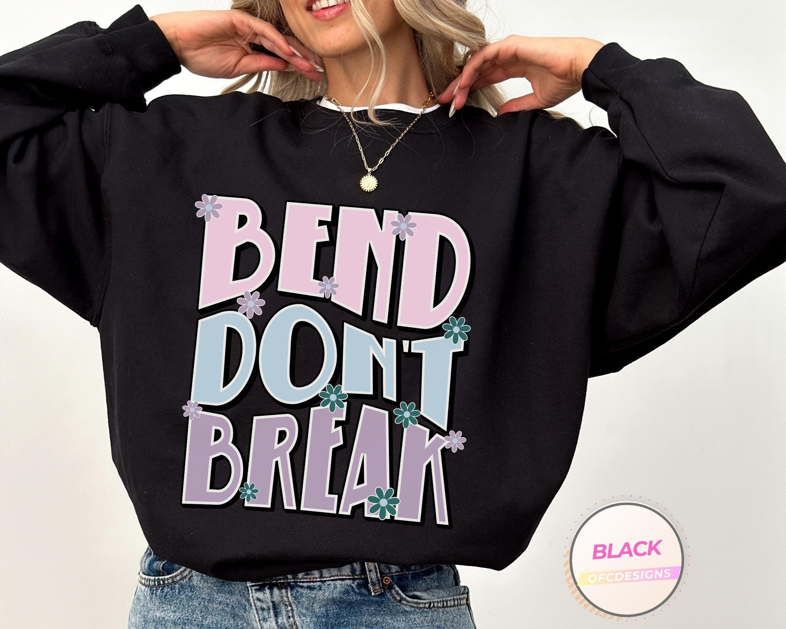 Ehlers Danlos Funny Bend Don't Break Sweatshirt Ehlers-Danlos Syndrome ...