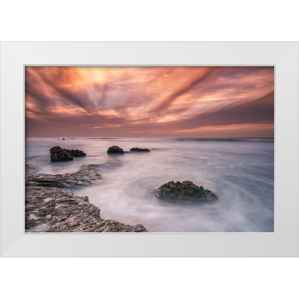 Ehrlich, Amir 18x13 White Modern Wood Framed Museum Art Print Titled - Stones - Walmart.com