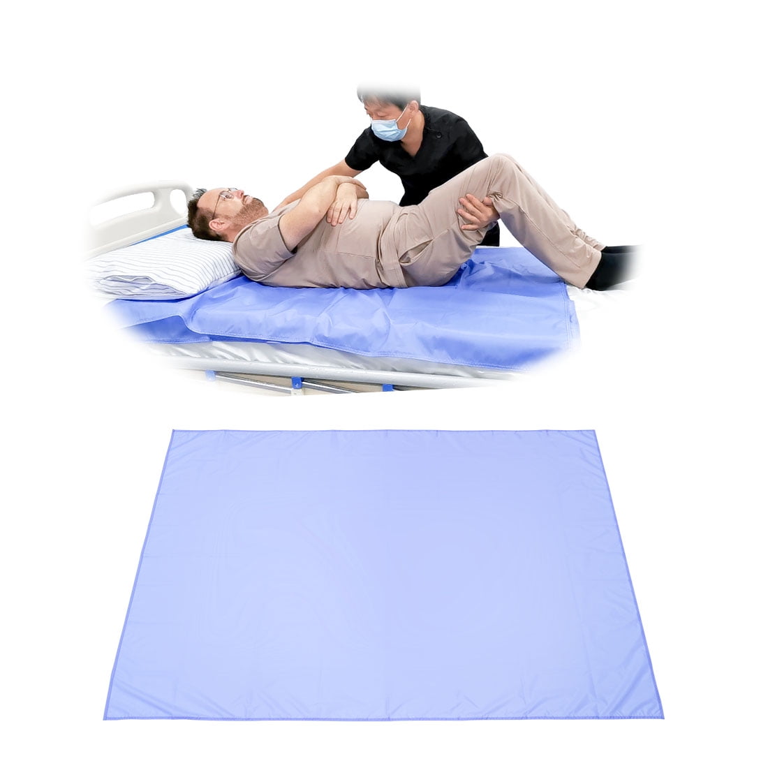 Ehucon 55"x79" Flat Transfer Slide Sheet for Moving Patients,Draw Slide ...