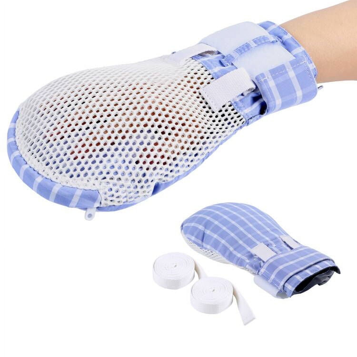 Ehucon Dementia Restraint Gloves with Zipper Opening, Control Mitts for ...