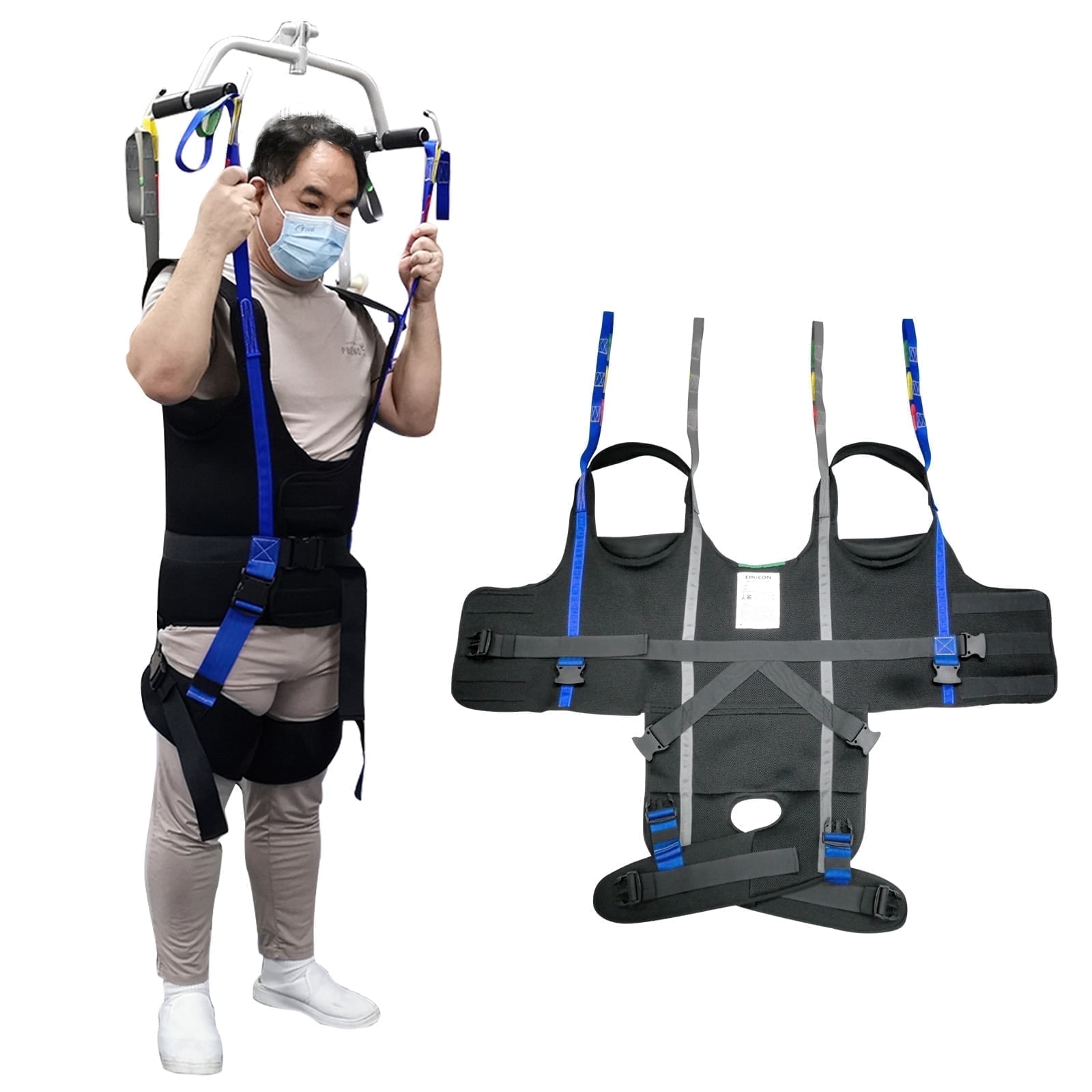 Ehucon Patient Lift Walking Sling Standing Aids for Ambulating Support ...