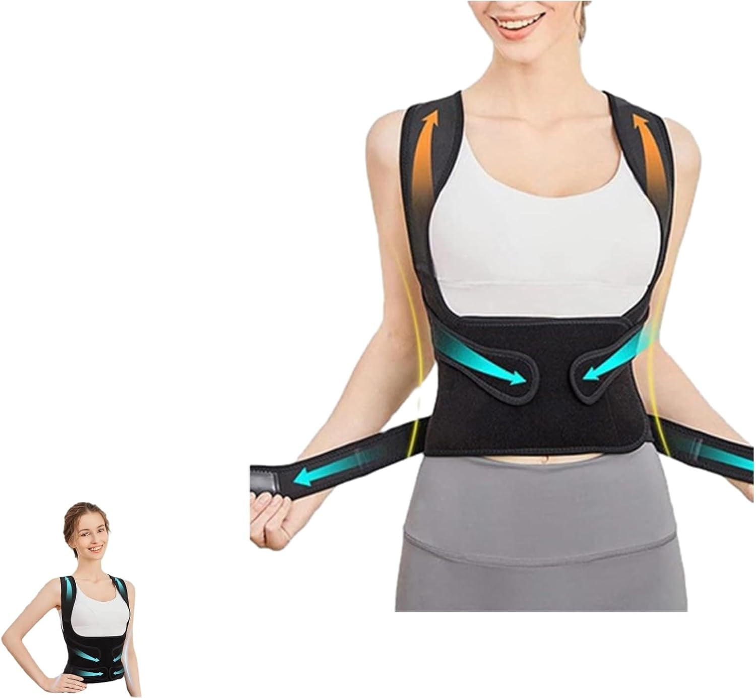Eicgo Posture Corrector, Eicgo Adjustable Posture Corrector Belt ...