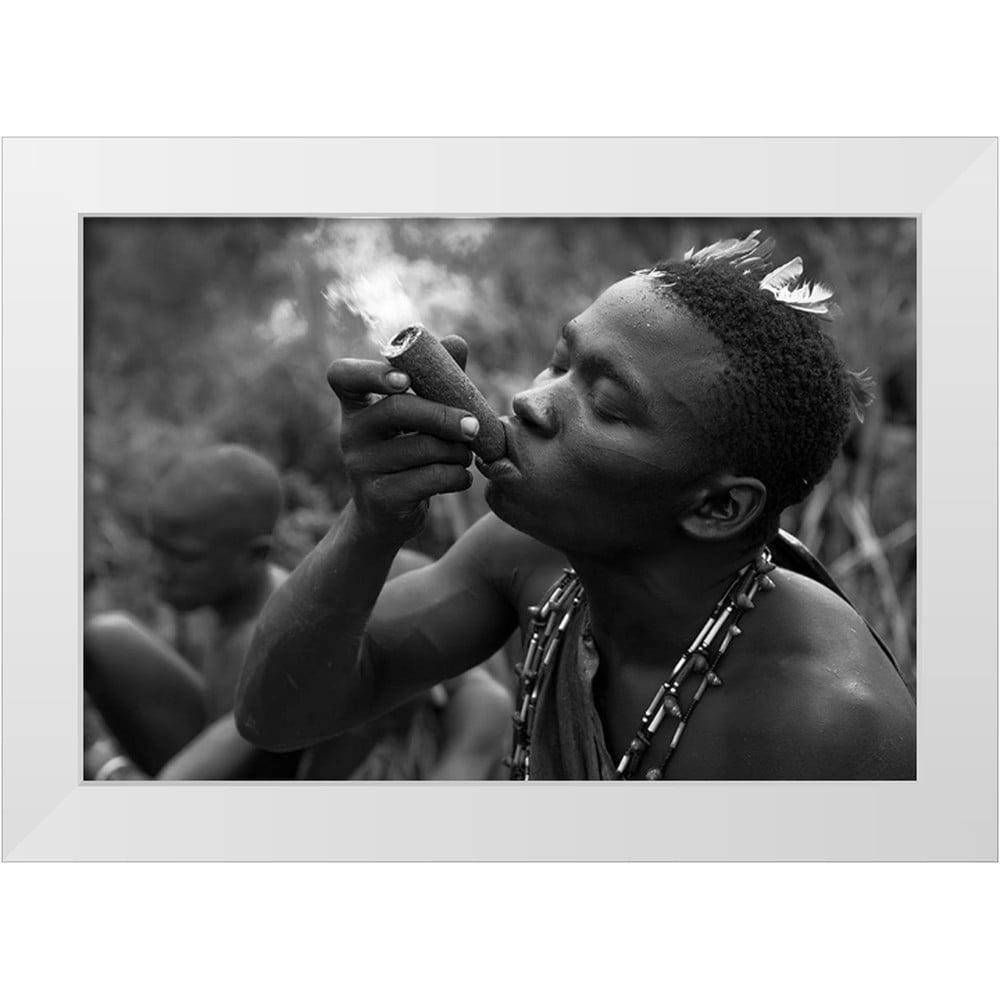 Eichelberg, Amnon 24x18 White Modern Wood Framed Museum Art Print ...