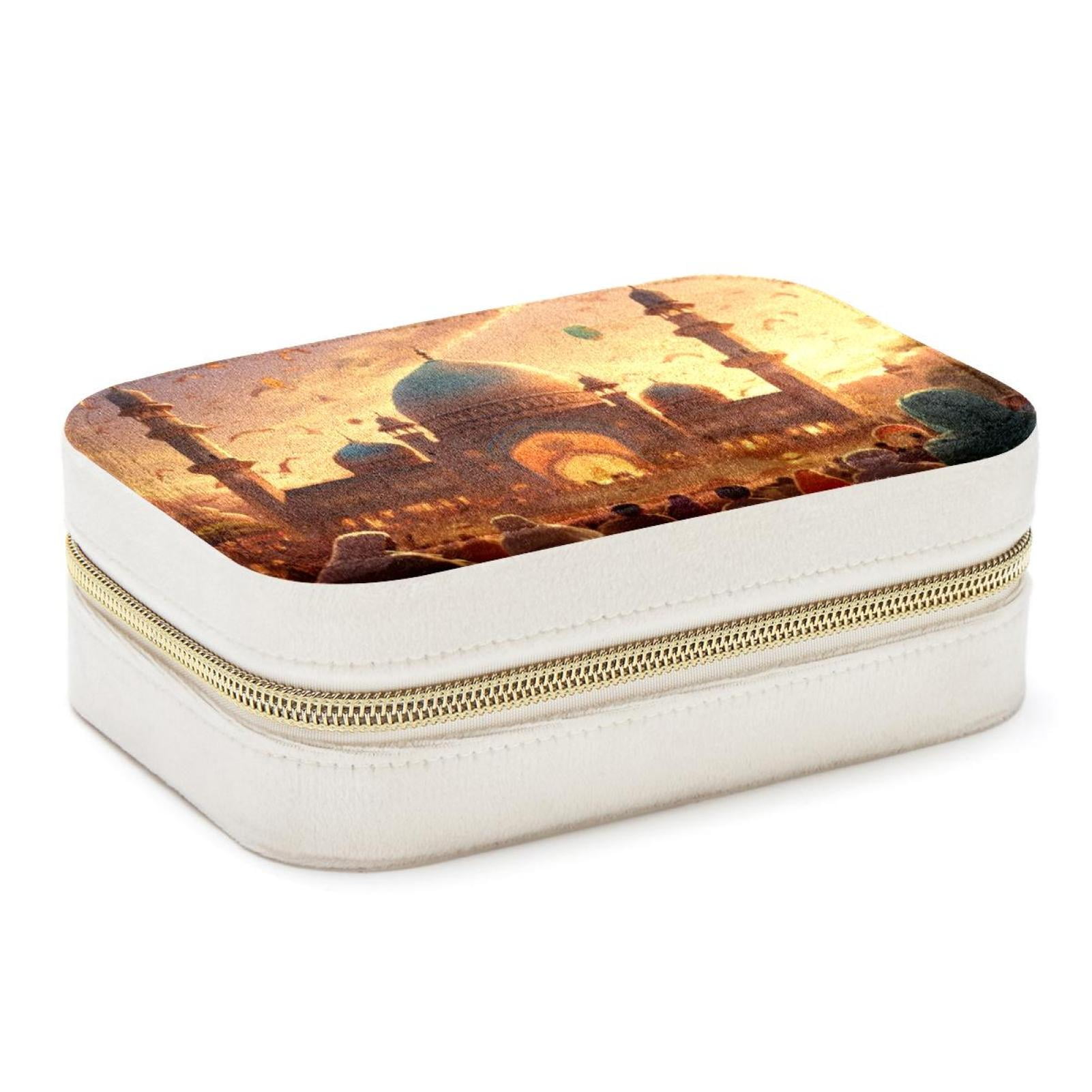 Eid Al Fitr Velvet Portable Storage Box with Removable Compartment ...
