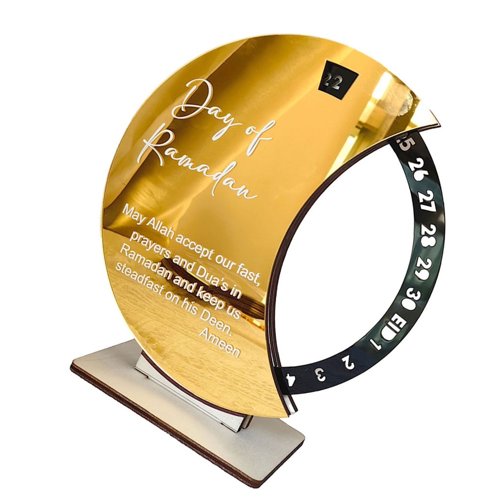 Eid Countdown Calendar for Home Decor, Reusable Desk Calendar - Walmart.com