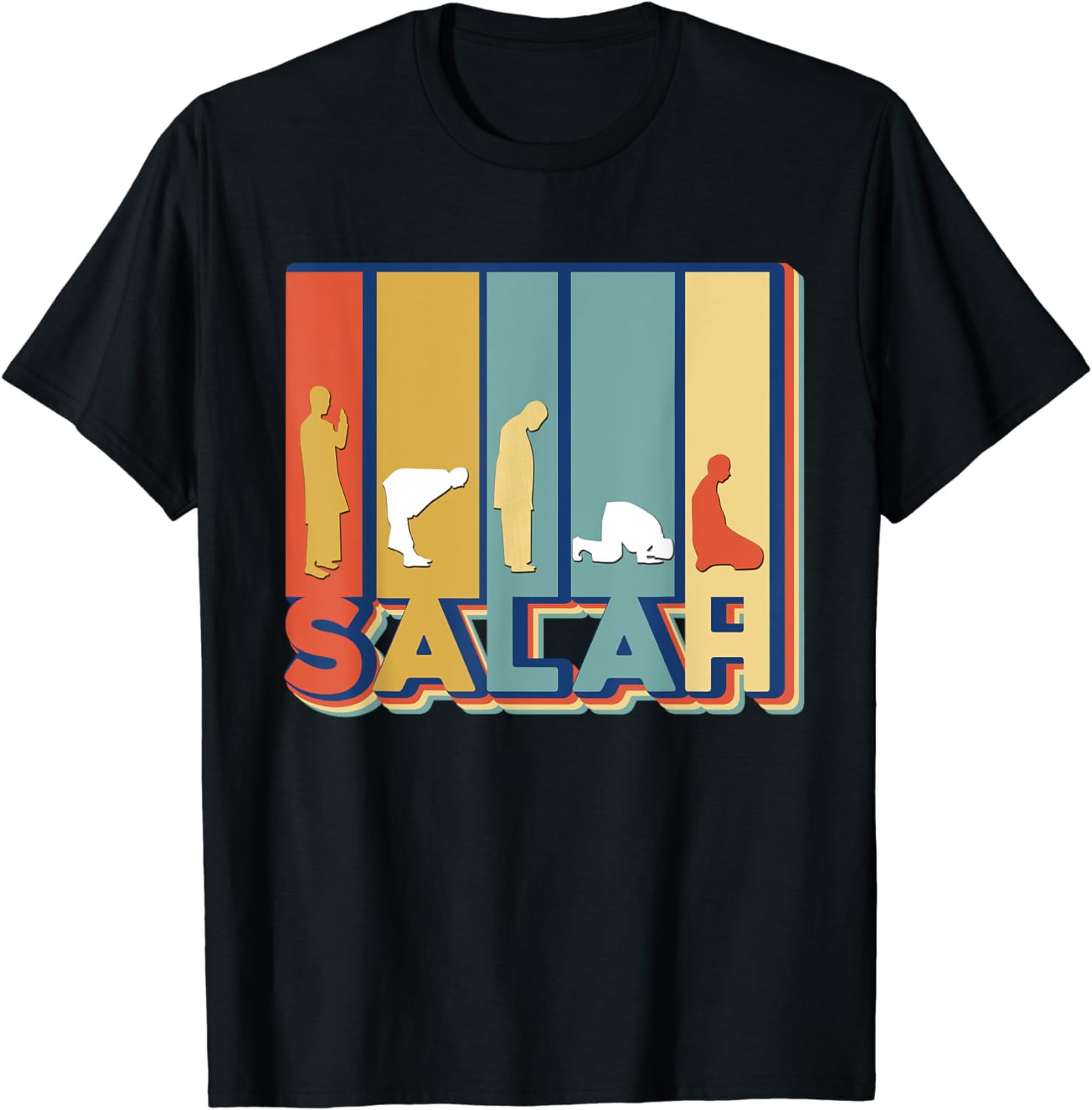 Eid Gifts Muslim Teen Boy Kid Men Women Salah Islamic Prayer T-Shirt ...