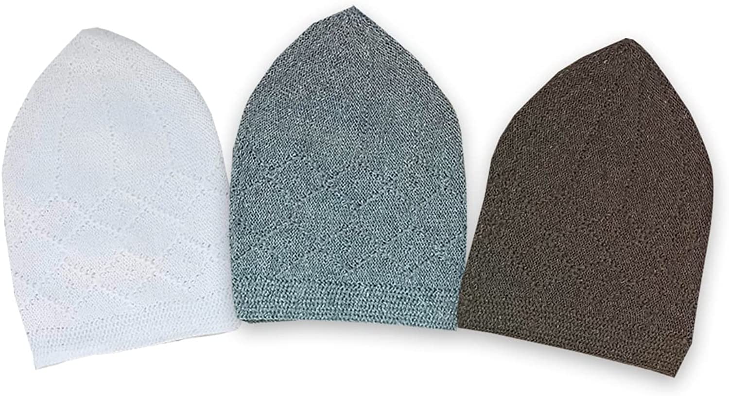 Eid Islamic Knitted Kufi Hats for Men Topi Prayer Hat Crochet Cap ...