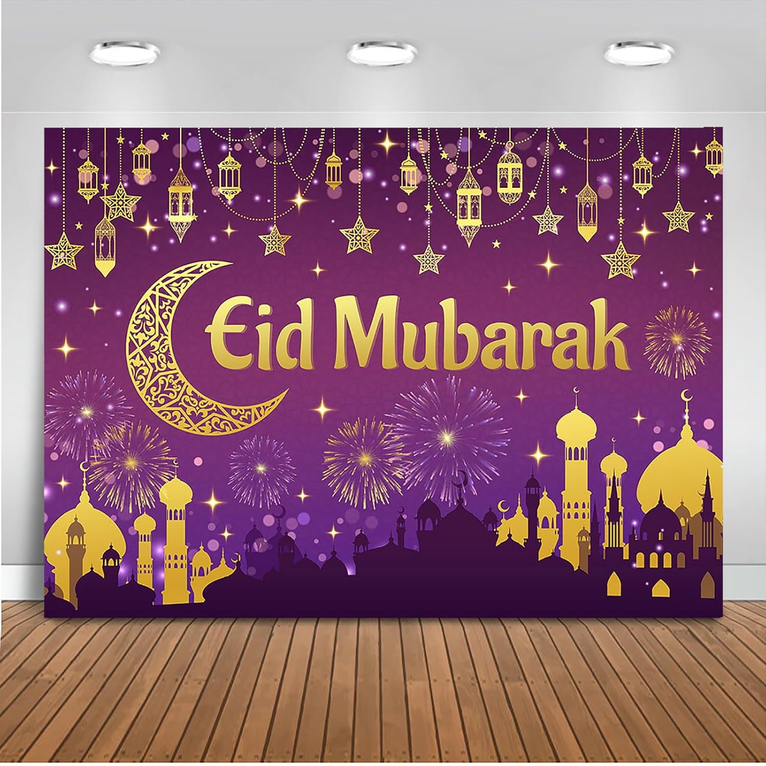 Eid Mubarak Backdrop Eid Mubarak Decorations Eid Mubarak Banner ...