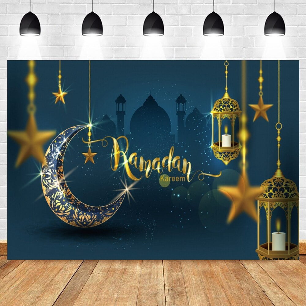 Eid Mubarak Backdrop For Photography Eid Al-Adha Islamic Ramadan Kareem ...