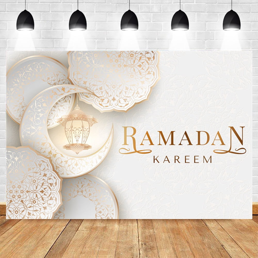 Eid Mubarak Backdrop for Photography EID Al Adha Moon Lamp Muslim ...