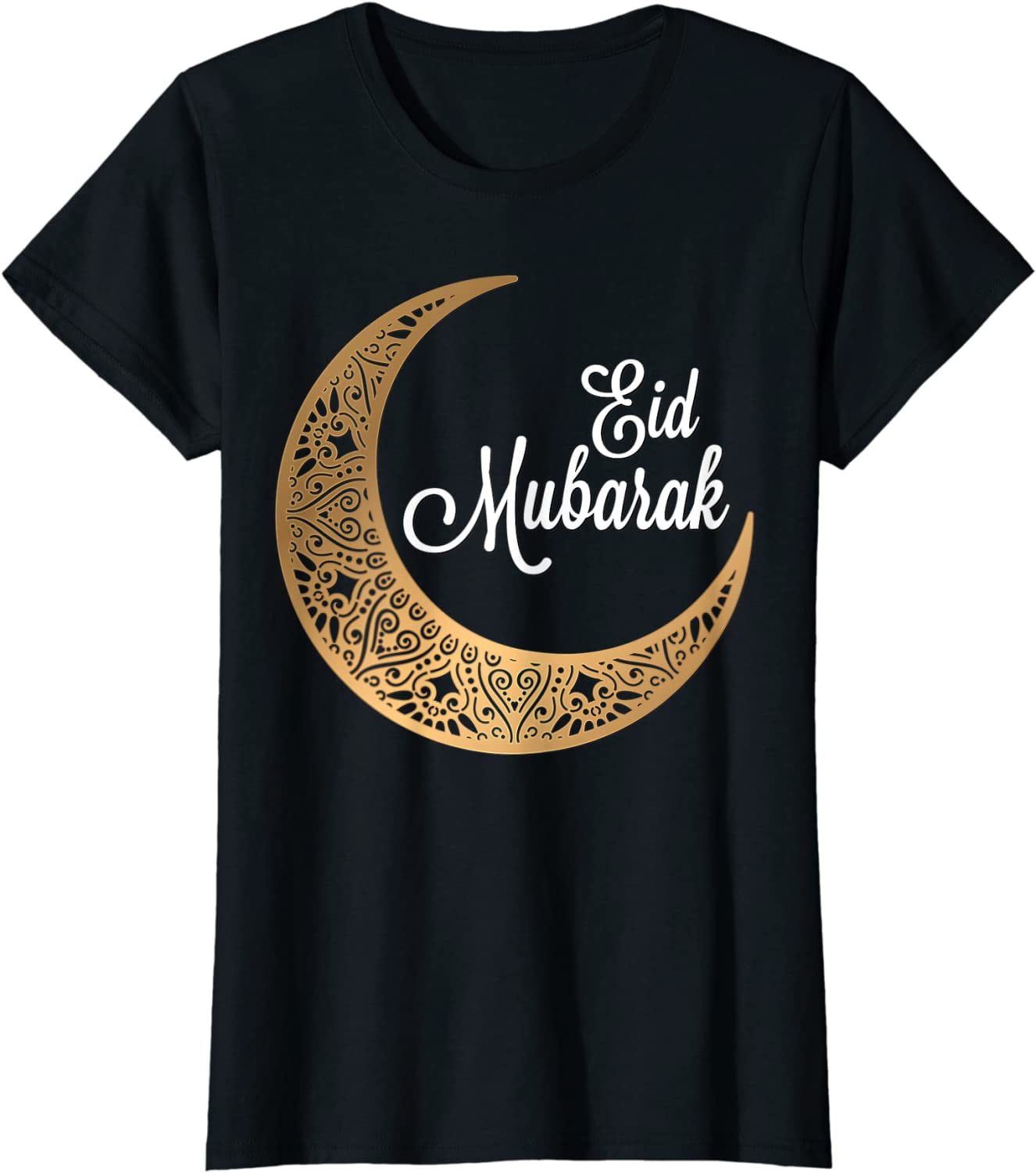Eid Mubarak-Eid Al Fitr Islamic Holidays Design T-Shirt - Walmart.com