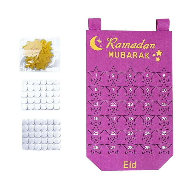 Eid Mubarak Eid Mubarak Countdown Calendar Eid Mubarak Cloth Calendar ...