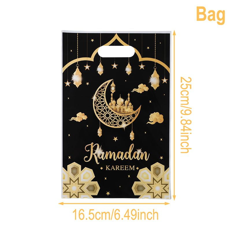 Eid Mubarak Handbag Candy Gift Bags Packaging Bag Ramadan Kareem Decor ...