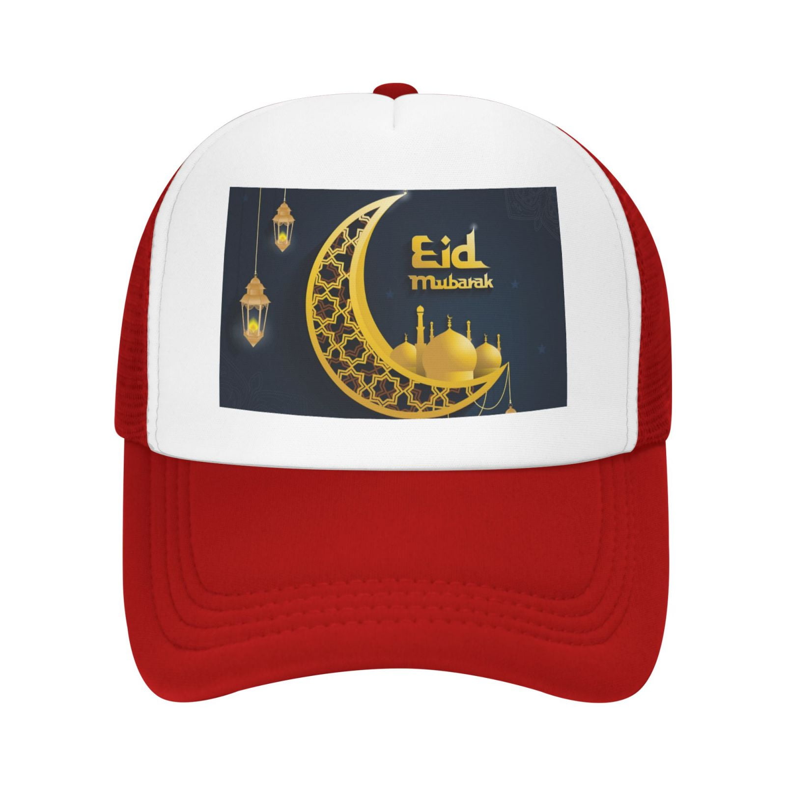 Eid Mubarak Hats for Men Women Mesh Baseball Cap Adjustable Classic Dad ...