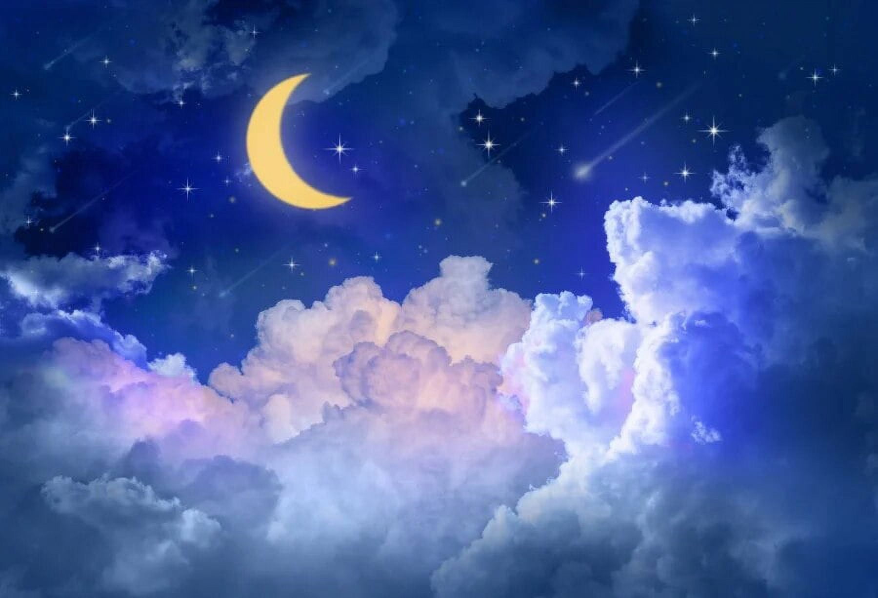 Eid Mubarak Mosque Dreamy Magic Lamp Moon Scene Child Portrait ...