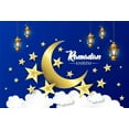 Eid Mubarak Mosque Dreamy Magic Lamp Moon Scene Child Portrait ...