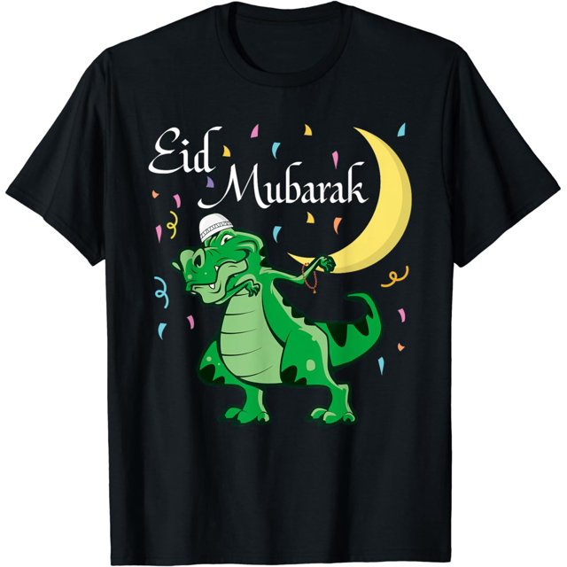 Eid Mubarak Muslim Clothing Kids Eid Al Fitr Boys T-Shirt - Walmart.com