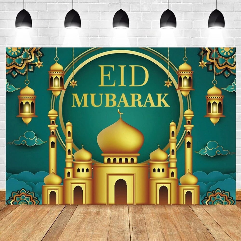 Eid Mubarak Party Photography Backdrop Islam Muslim Ramadan Castle ...