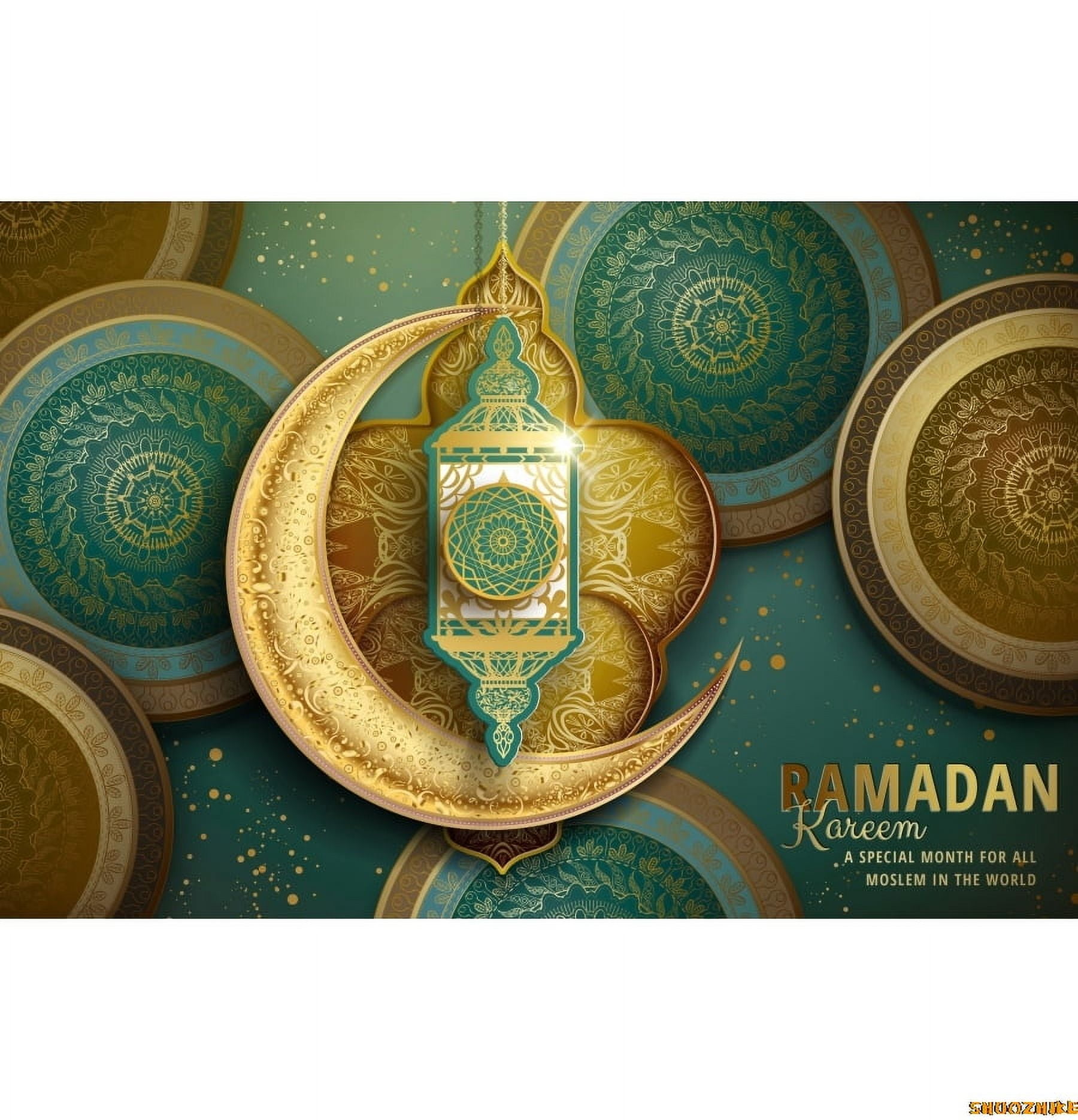 Eid Mubarak Photography Backdrop Eid Muslim Ramadan Kareem Middle East ...