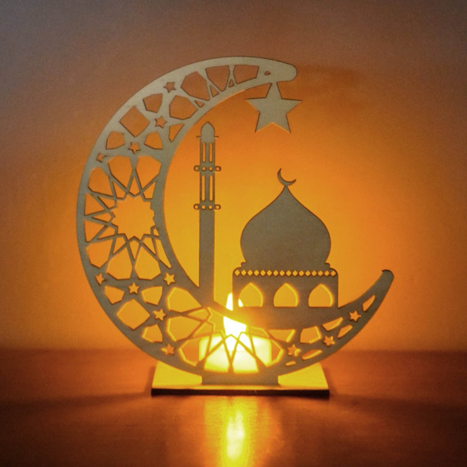 Eid Mubarak Table Decorations Wooden Centerpiece Signs, Eid Ramadan ...
