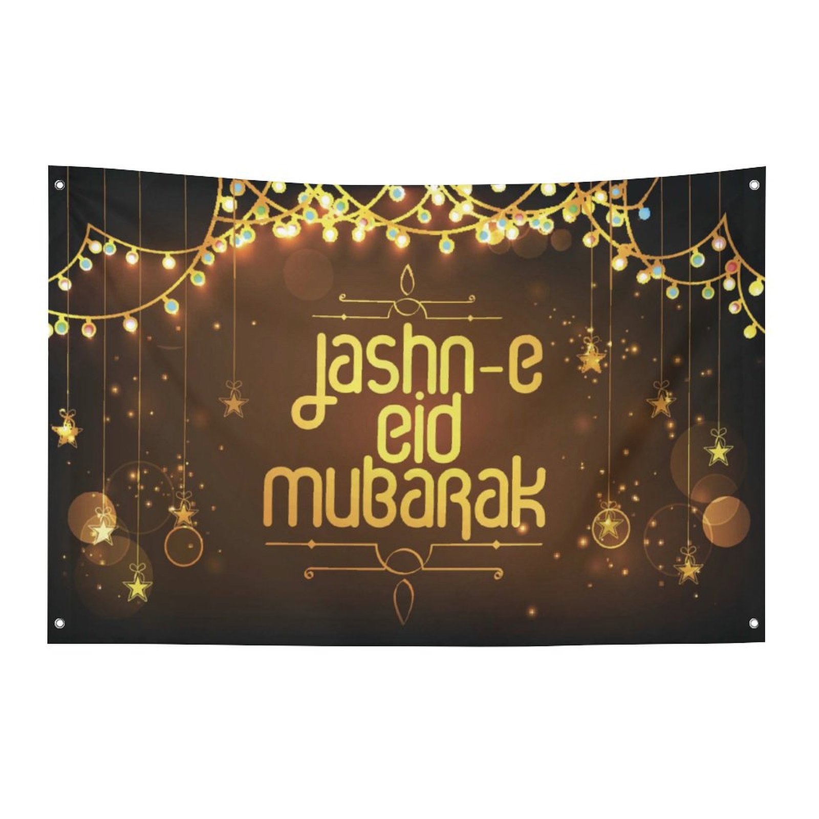 Eid Mubarak Tapestry Banner Backdrop Flag Background Decoration for ...