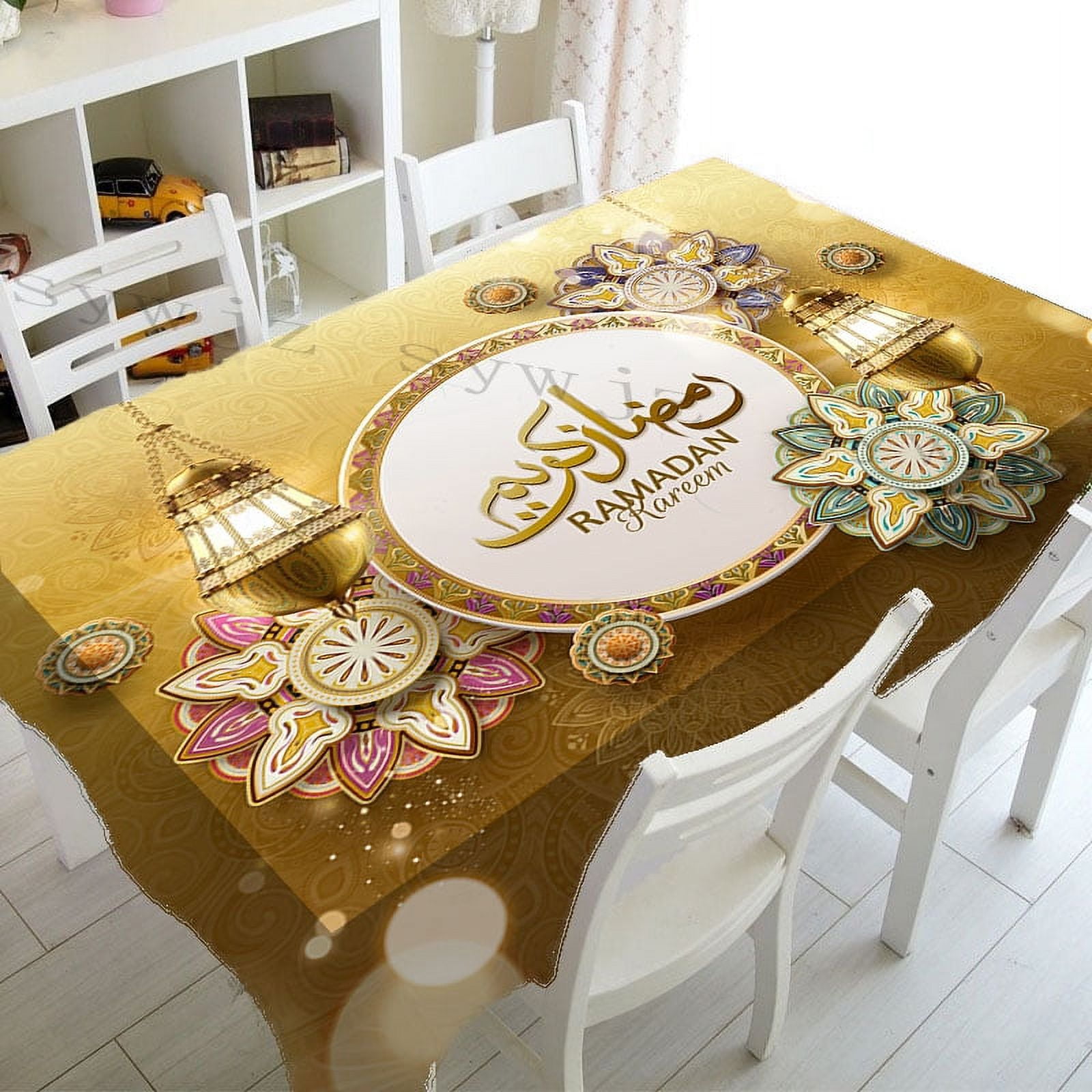 Eid Restaurant ration Tablecloth Muslim Ramadan ration Tapestry Islamic ...