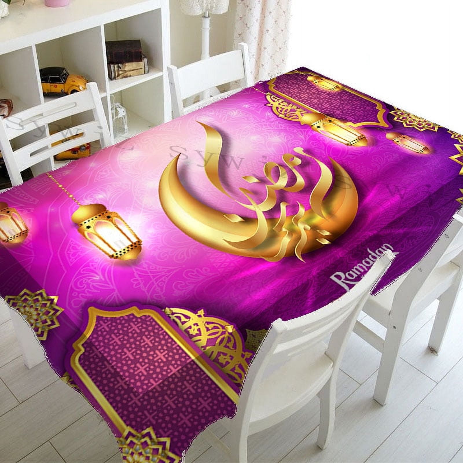 Eid Restaurant ration Tablecloth Muslim Ramadan ration Tapestry Islamic ...