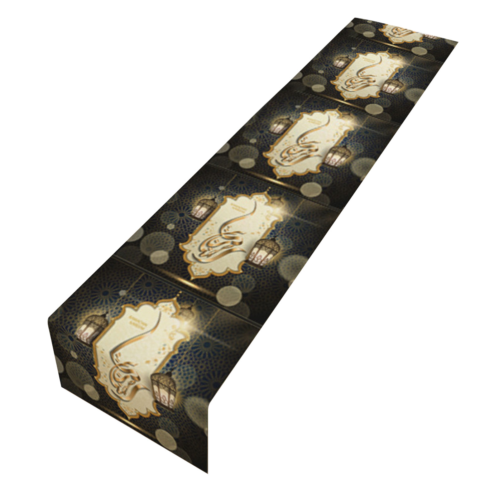 Eid Table Runner, 13×70 8 Inch Eid Star Moon Dining Table Runner ...