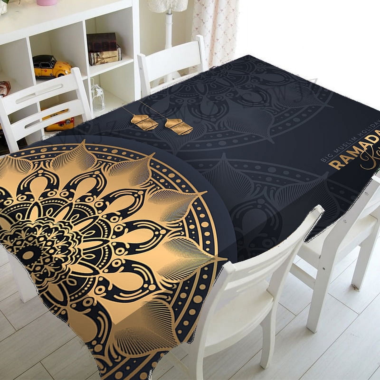 Eid Table ration Tablecloth Ramadan ration Islamic Muslim Rectangular ...