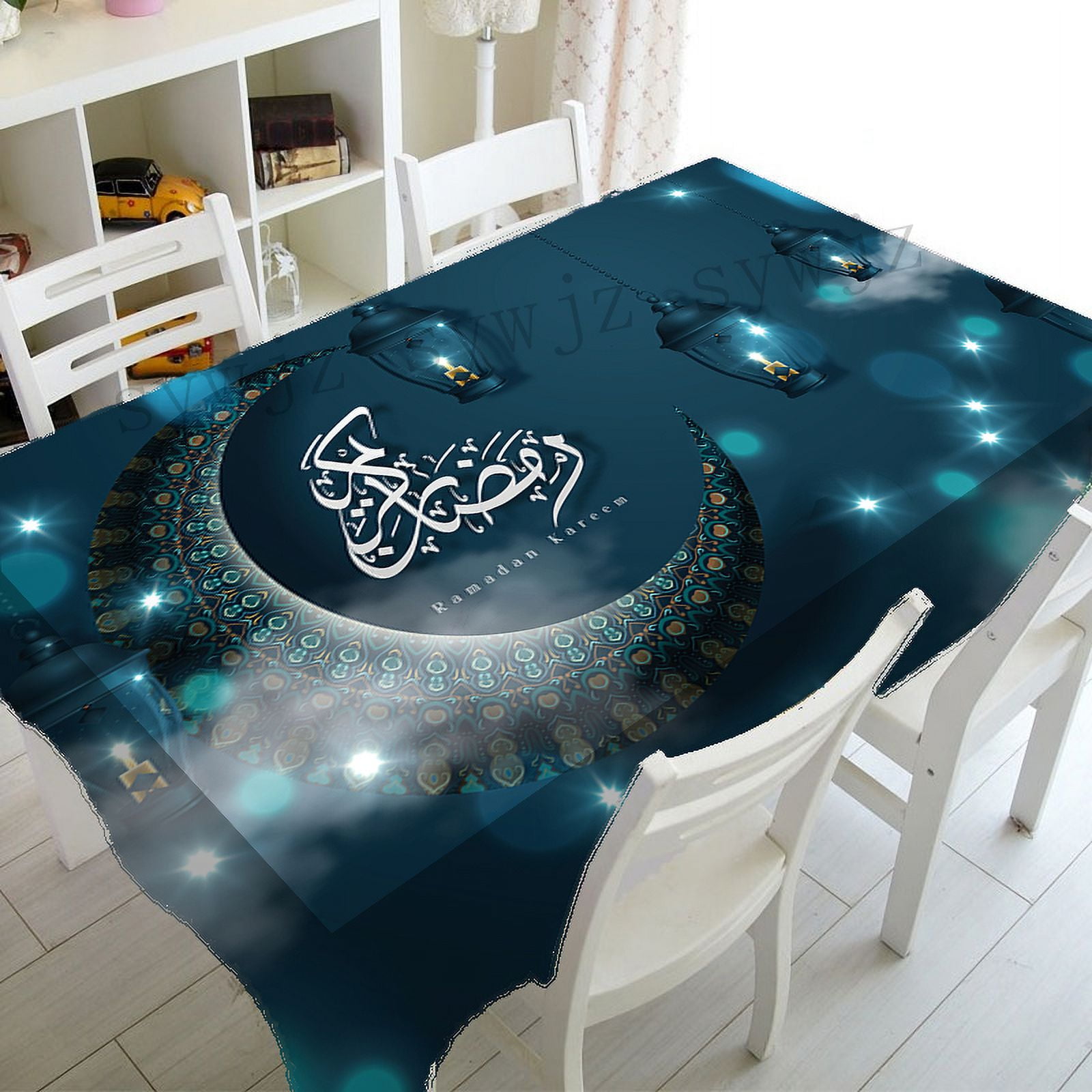 Eid Table ration Tablecloth Ramadan ration Islamic Muslim Rectangular ...