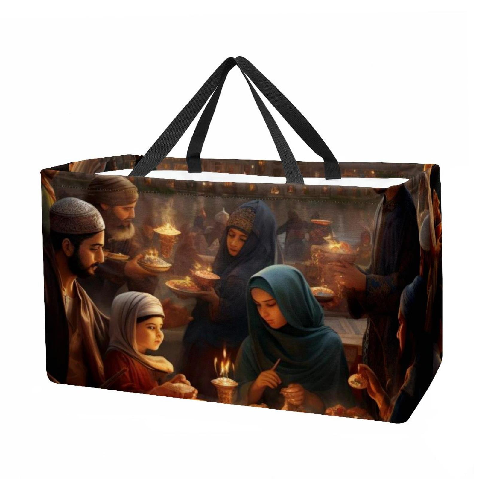 Eid al Fitr Large Capacity Foldable Oxford Cloth Picnic Basket ...