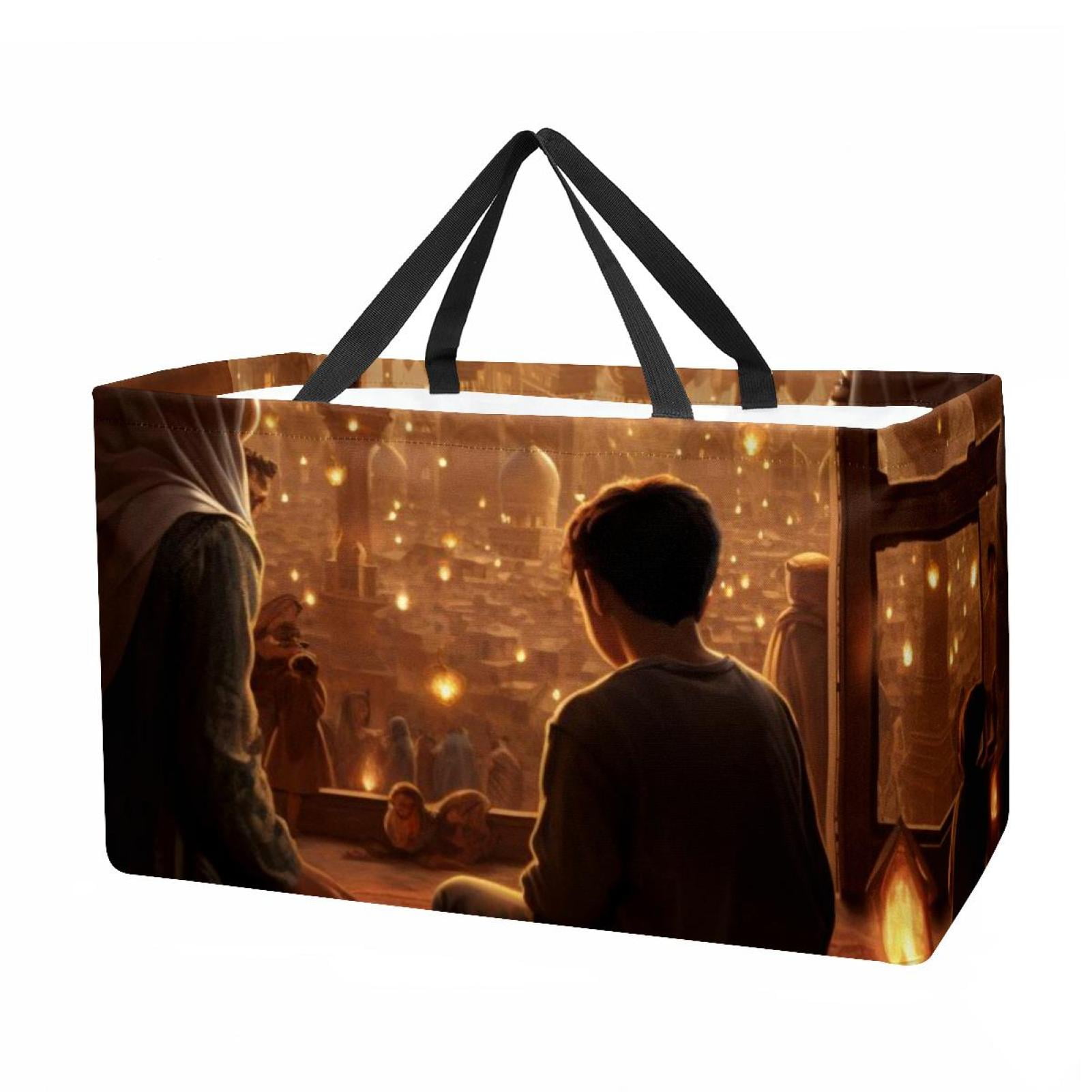 Eid al Fitr Large Foldable Oxford Cloth Storage Bins: Shopping Basket ...