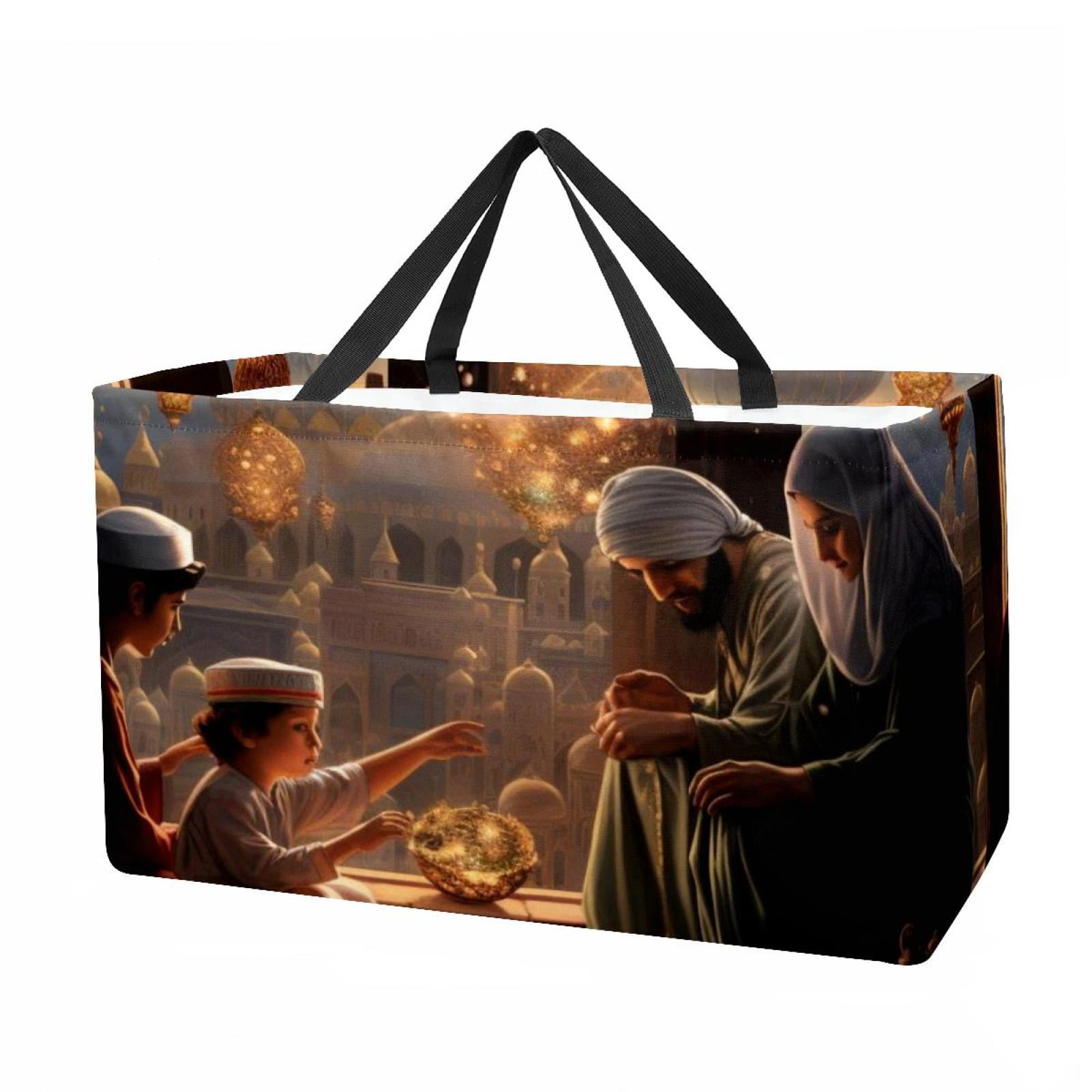 Eid al Fitr Large Oxford Cloth Laundry Organizer Cube Organizer Easter ...