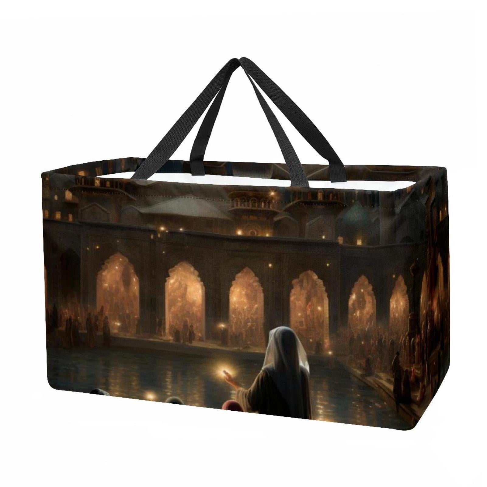 Eid al Fitr Large Oxford Cloth Picnic Baskets Storage Bins Storage Box ...