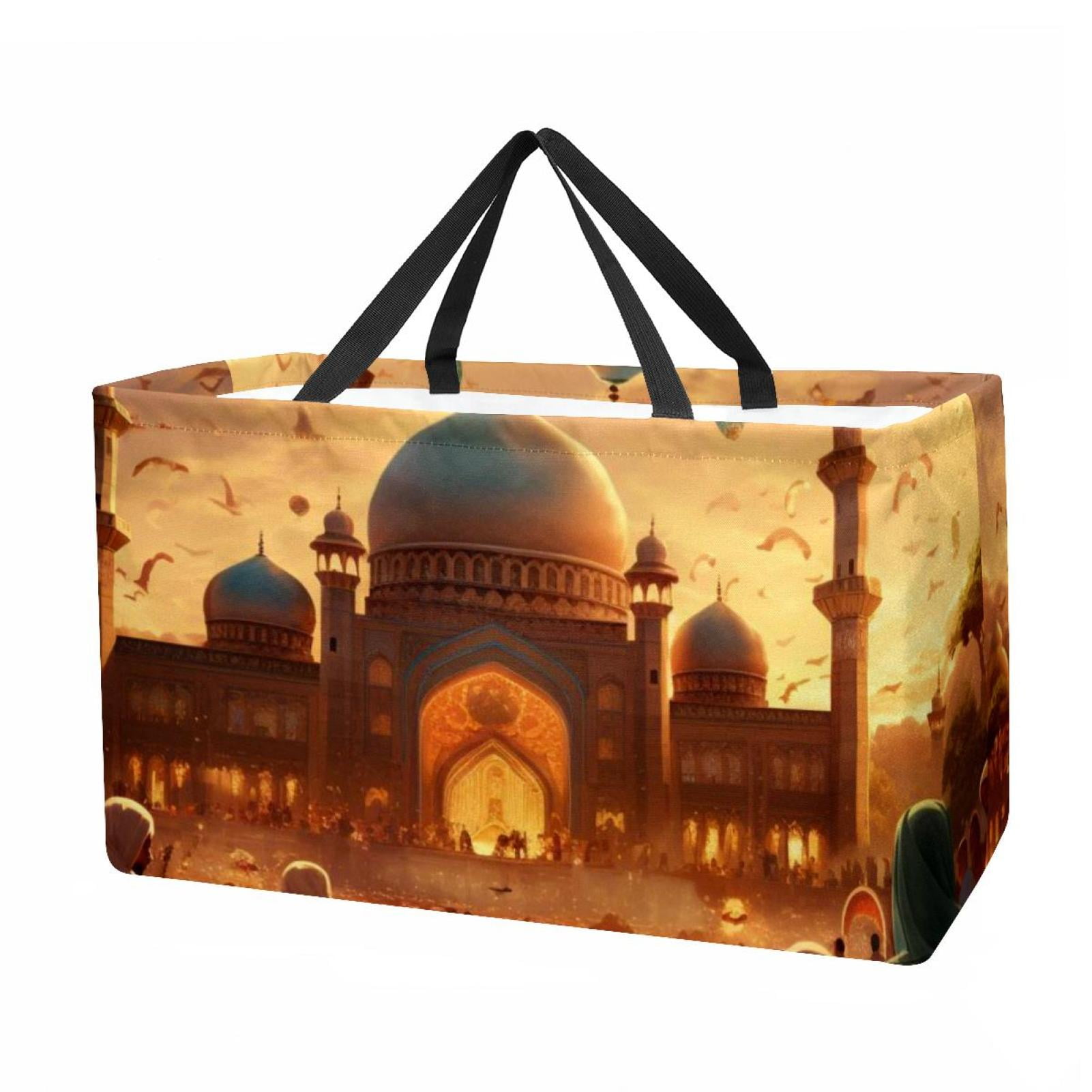 Eid al Fitr Laundry Bag, Collapsible Bucket, Storage Basket - Reusable ...