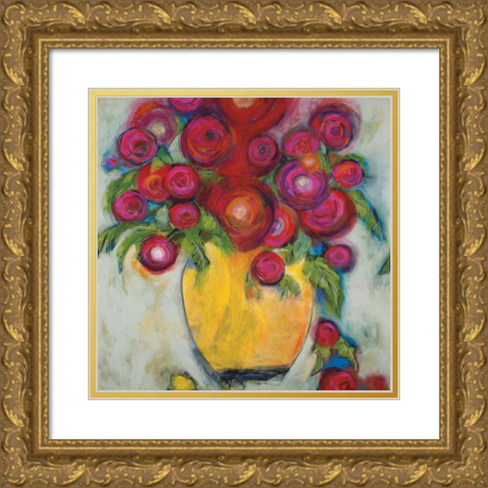 Eider, Georgia 15x15 Gold Ornate Wood Framed with Double Matting Museum ...