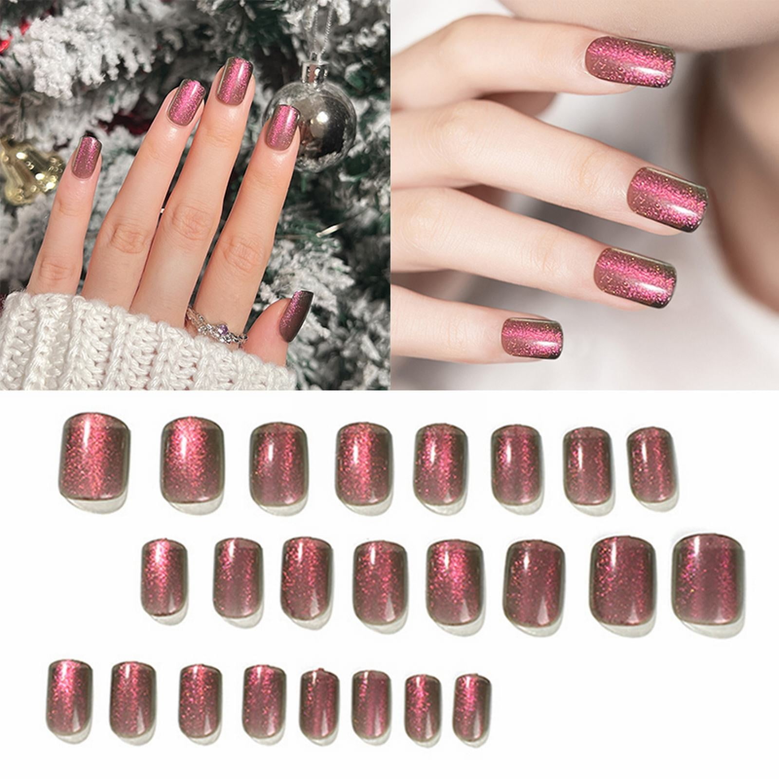 EiecJdf Nail For Wearing Nails Cat Eyes For Wearing Nails Short For ...