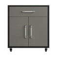 Eiffel 28.35" Mobile Garage Storage Cabinet with 1 Drawer Gloss ...