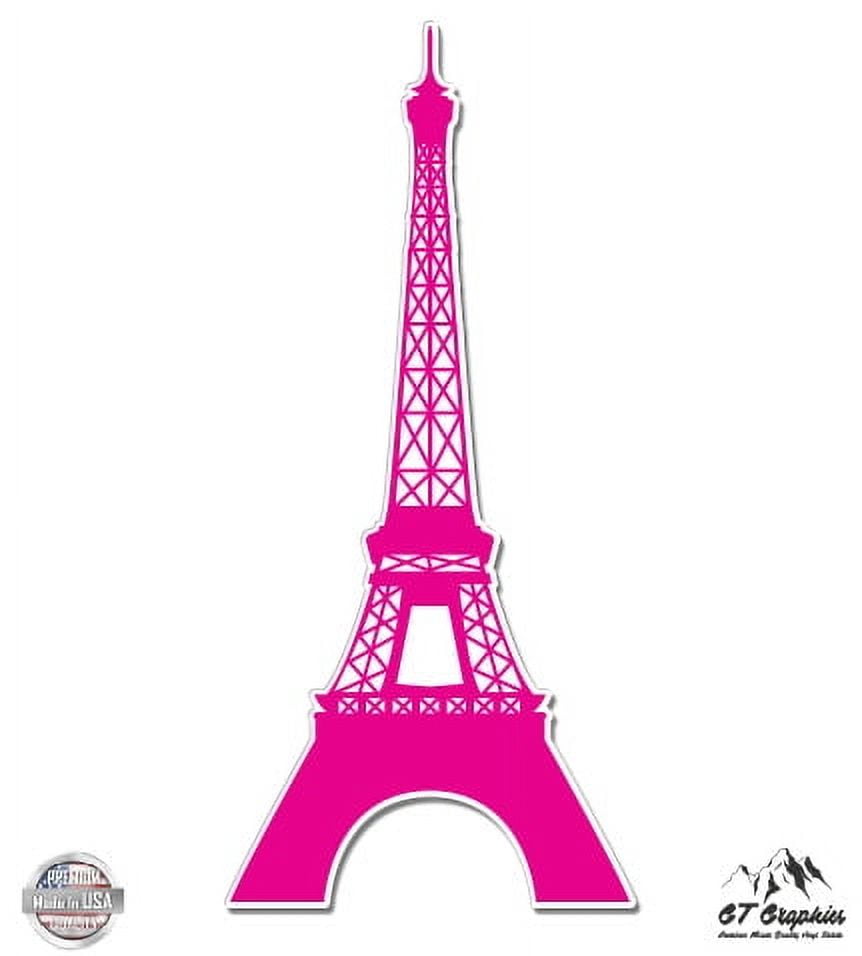 Eiffel Tower - 3" Vinyl Sticker - For Car Laptop I-Pad Phone Helmet ...
