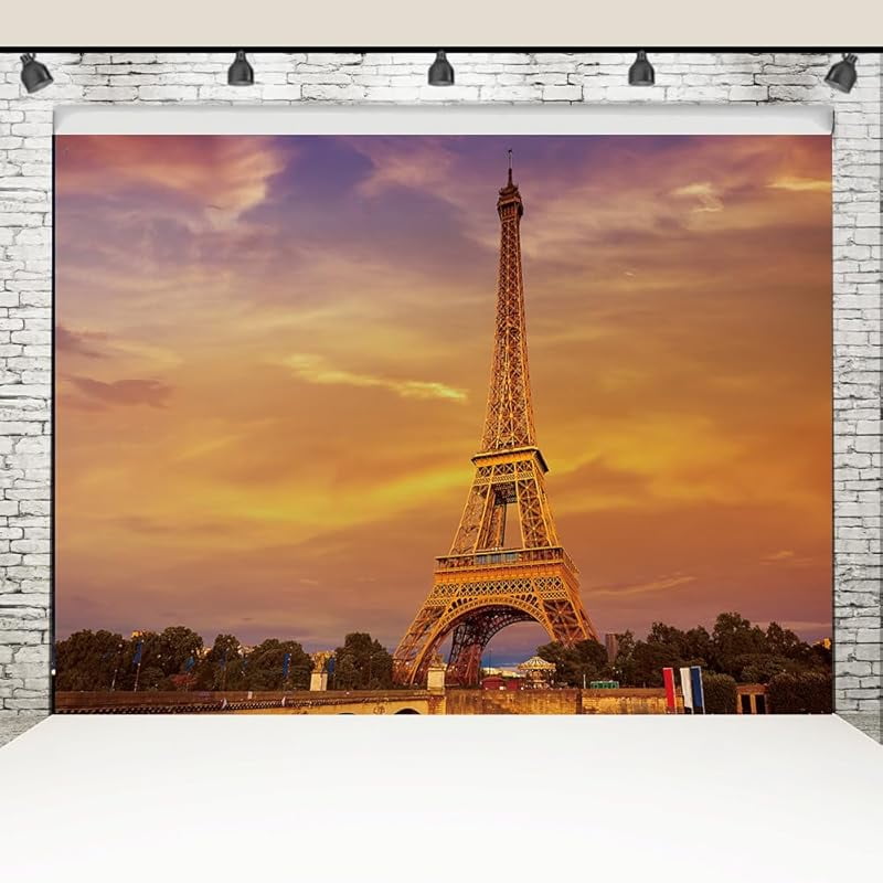 Eiffel Tower Backdrops World Famous Eiffel Tower Backdrop for Photo ...