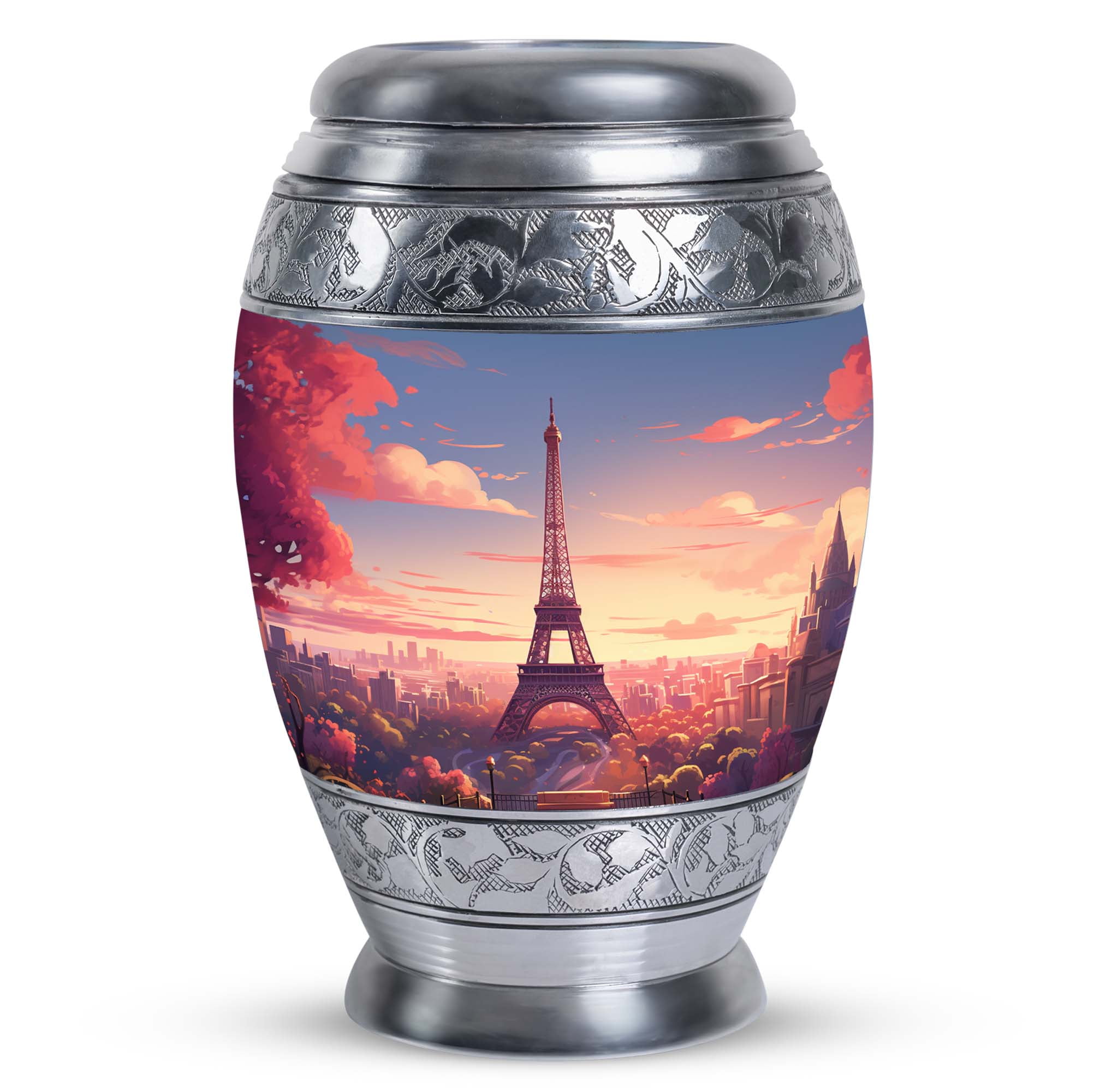 Eiffel Tower Cherry Blossom Urns For Human Ashes Large, Cremation Urns ...